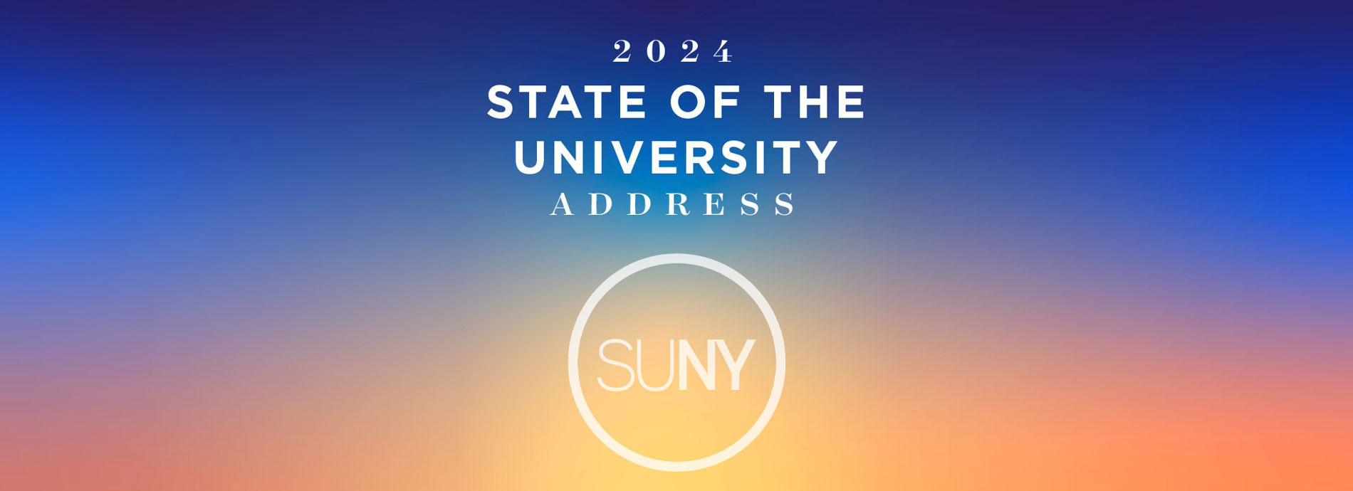 State of the University Address - SUNY